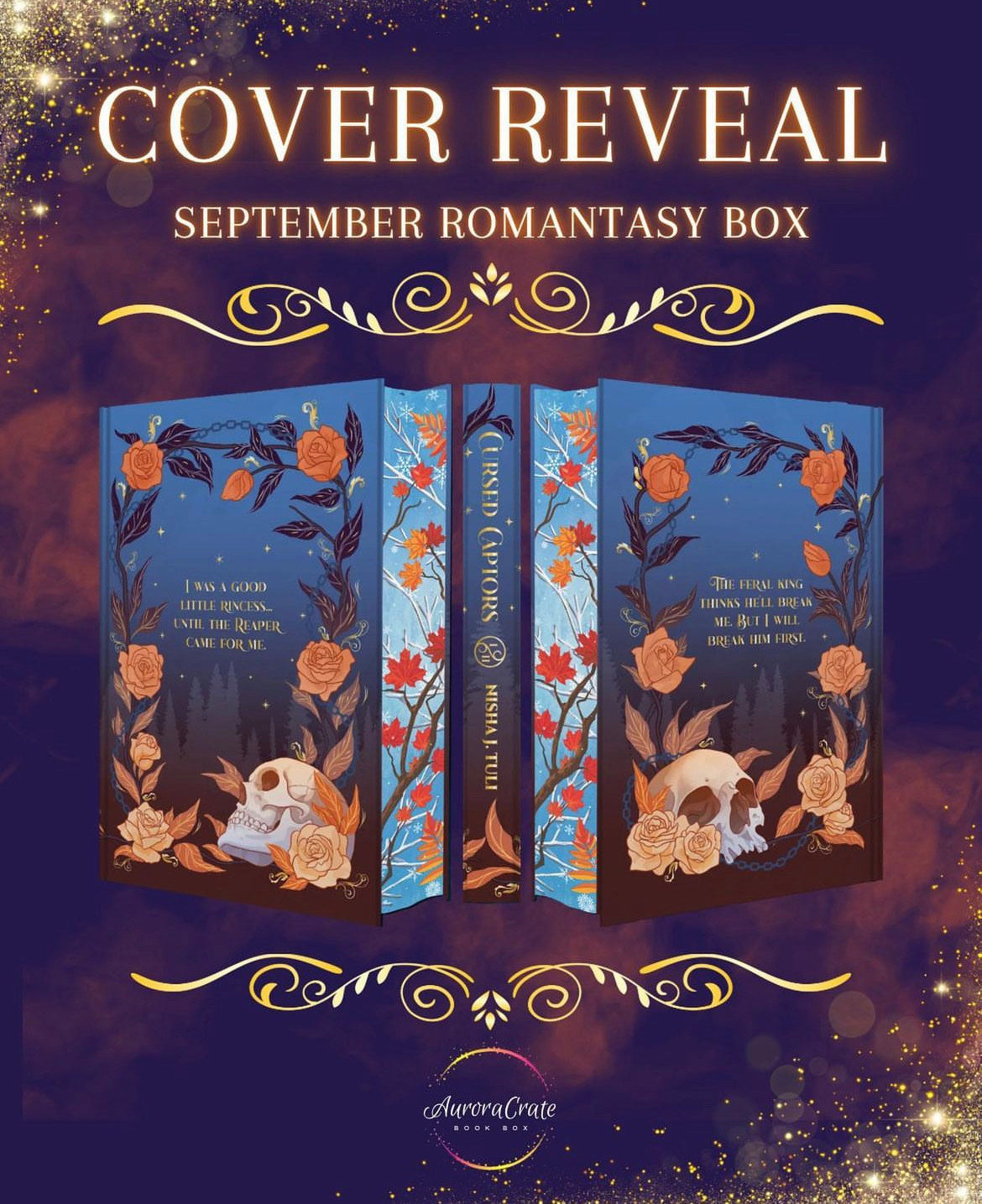 September Romantasy Book Box – Aurora Crate Book Box
